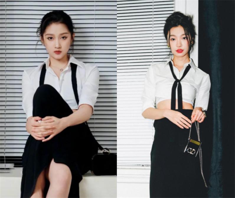 Internet celebrity "Yi Mengling" competed with Guan Xiaotong on the same stage, Xiaotong was ...