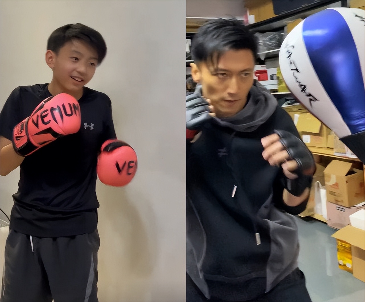 Cecilia Cheung accompanies his father Zhang Renyong to celebrate the ...