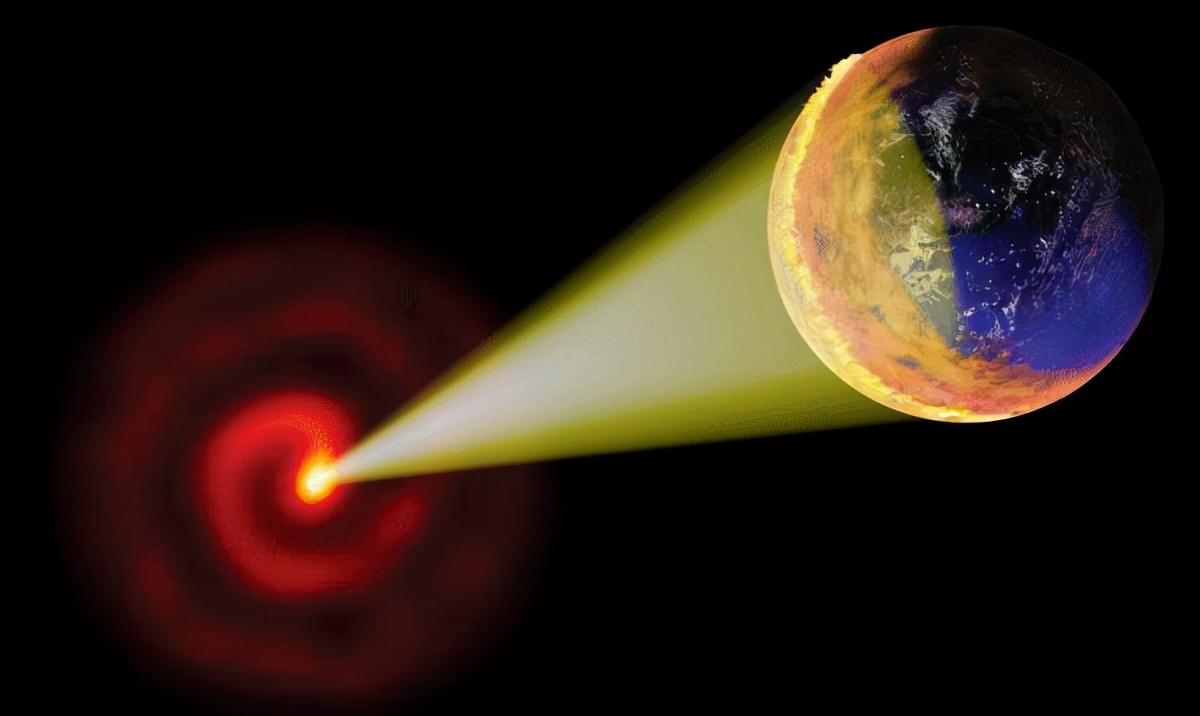 How terrible is the gamma ray burst, it hit the earth 440 million years ...