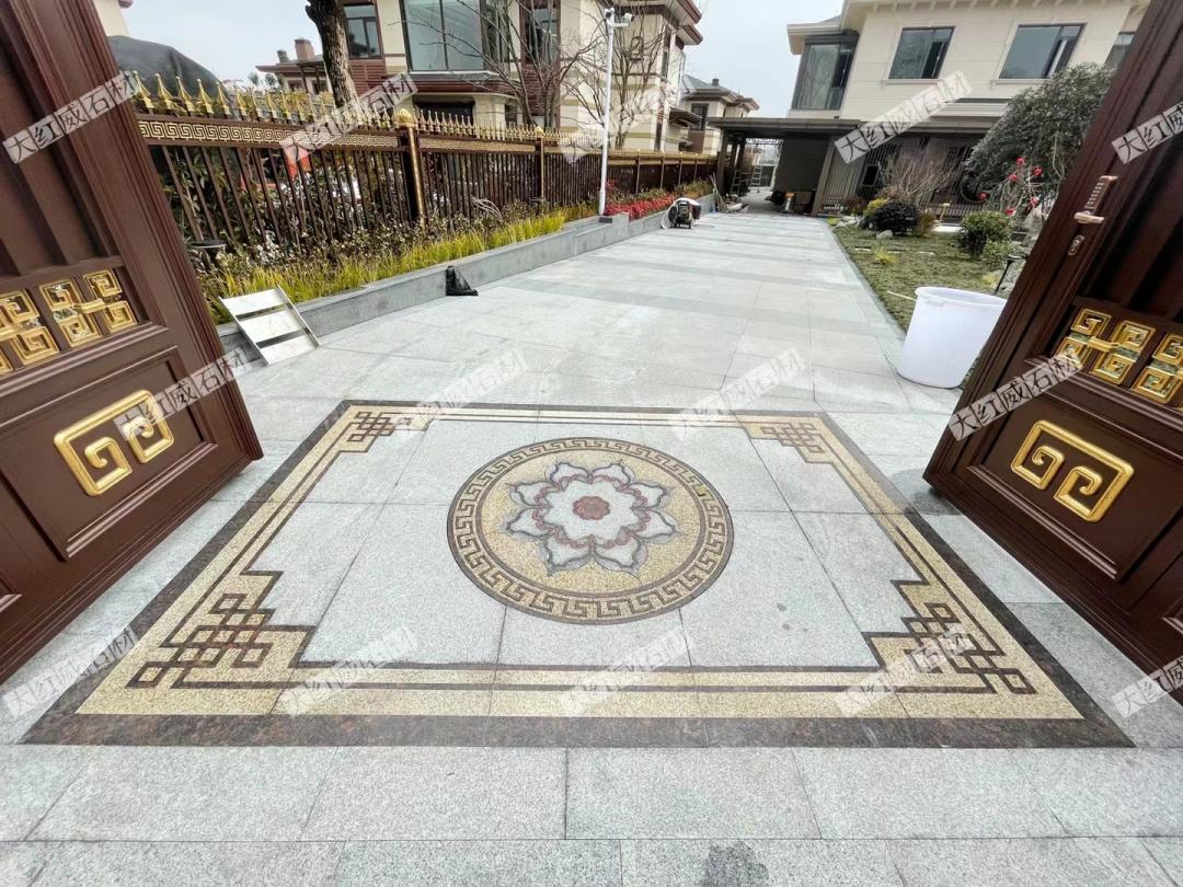 Outdoor granite stone parquet puzzle case - iNEWS