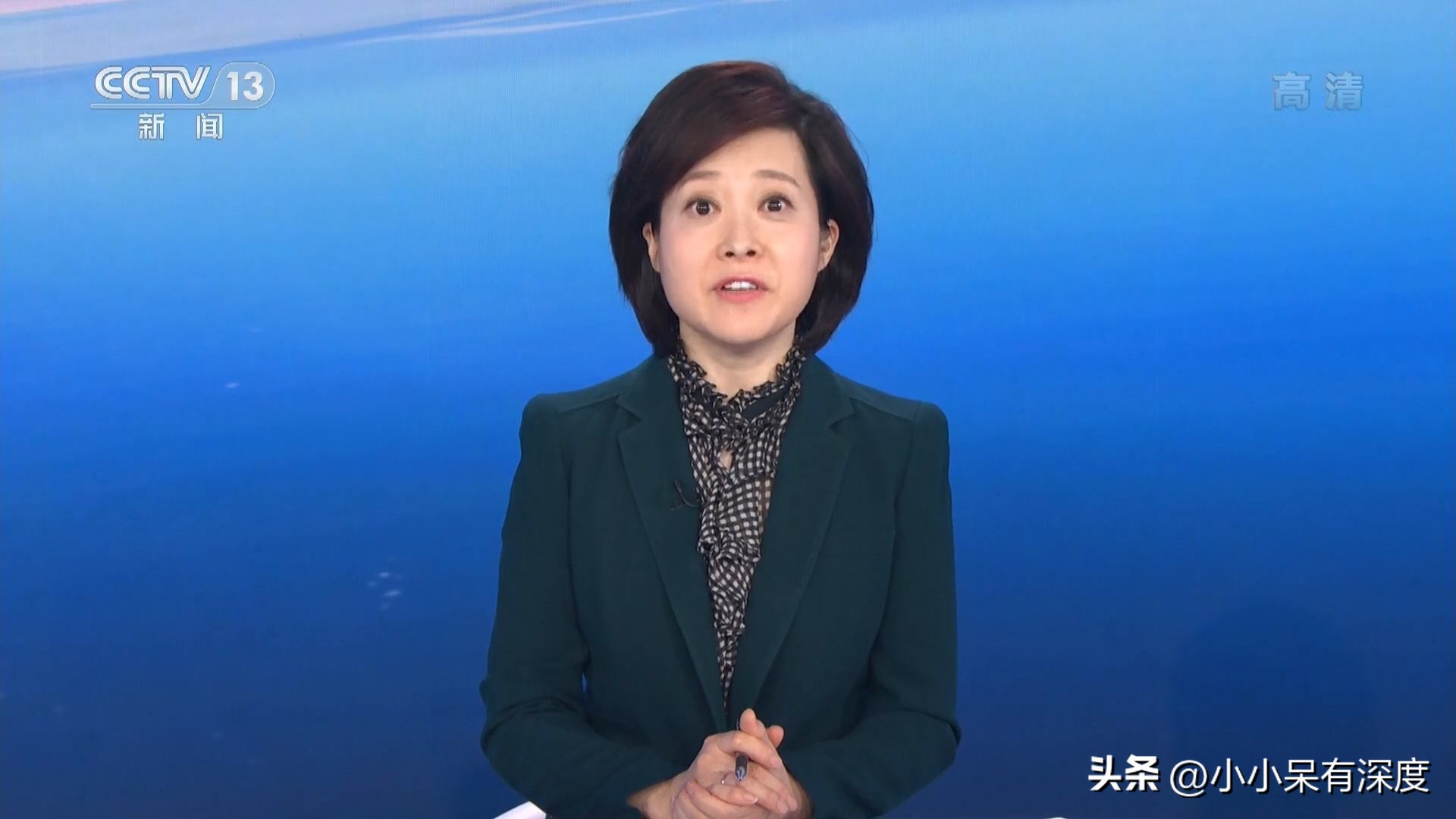 A recent photo of CCTV beauty anchor Zhang Lu, Zhang Lu in life is far ...