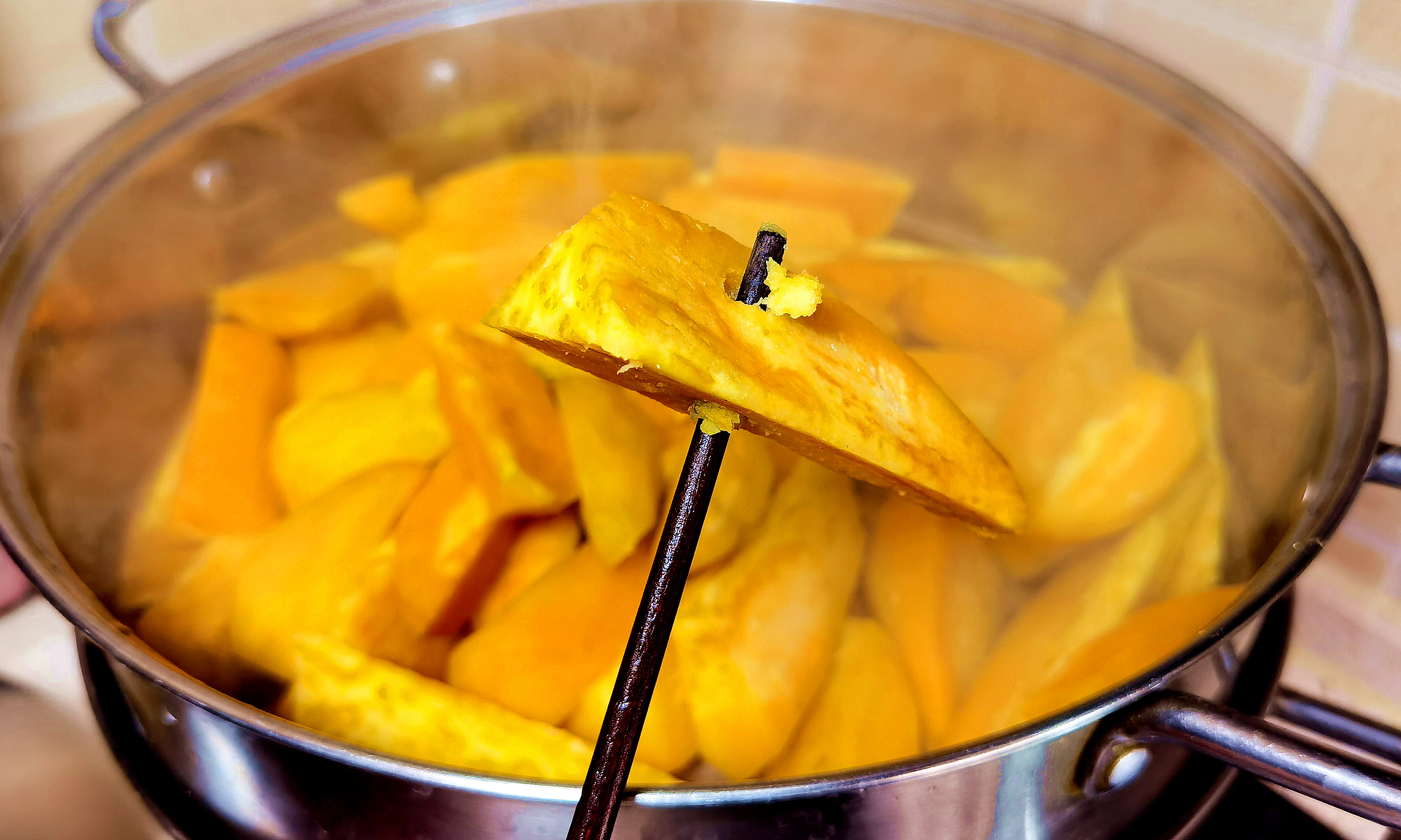 To make dried sweet potatoes, keep in mind 3 methods and 2 skills ...