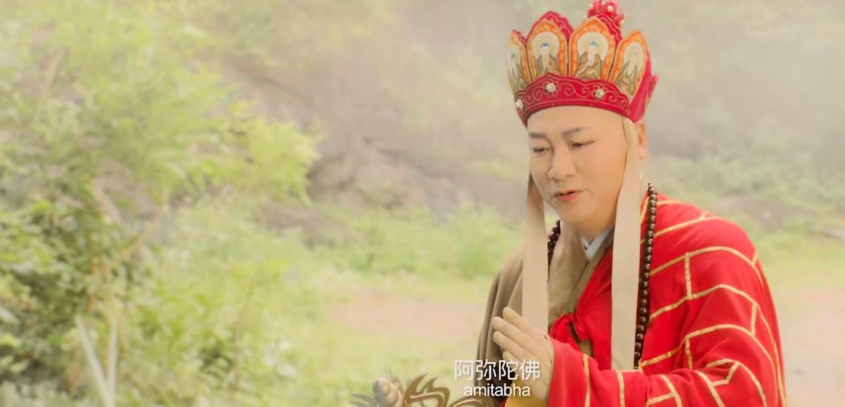 69-year-old Chi Chongrui plays "Tang Seng" again, but his appearance ...