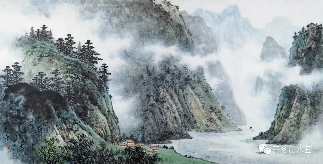 Empty Emerald Wet Human Clothes - Yu Dong's Landscape Painting - iNEWS