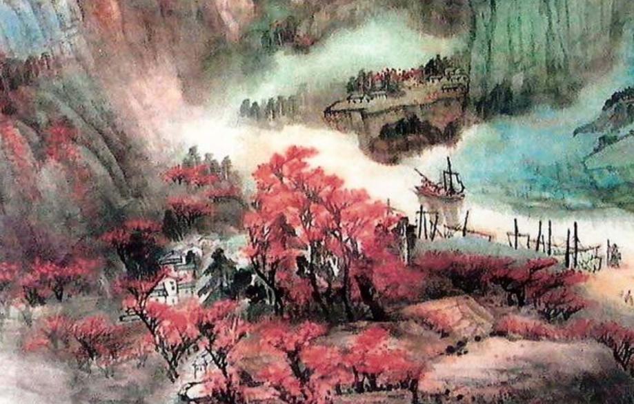 Bai Juyi's short lyrical poem "The Temple of Leftover Love", the ...