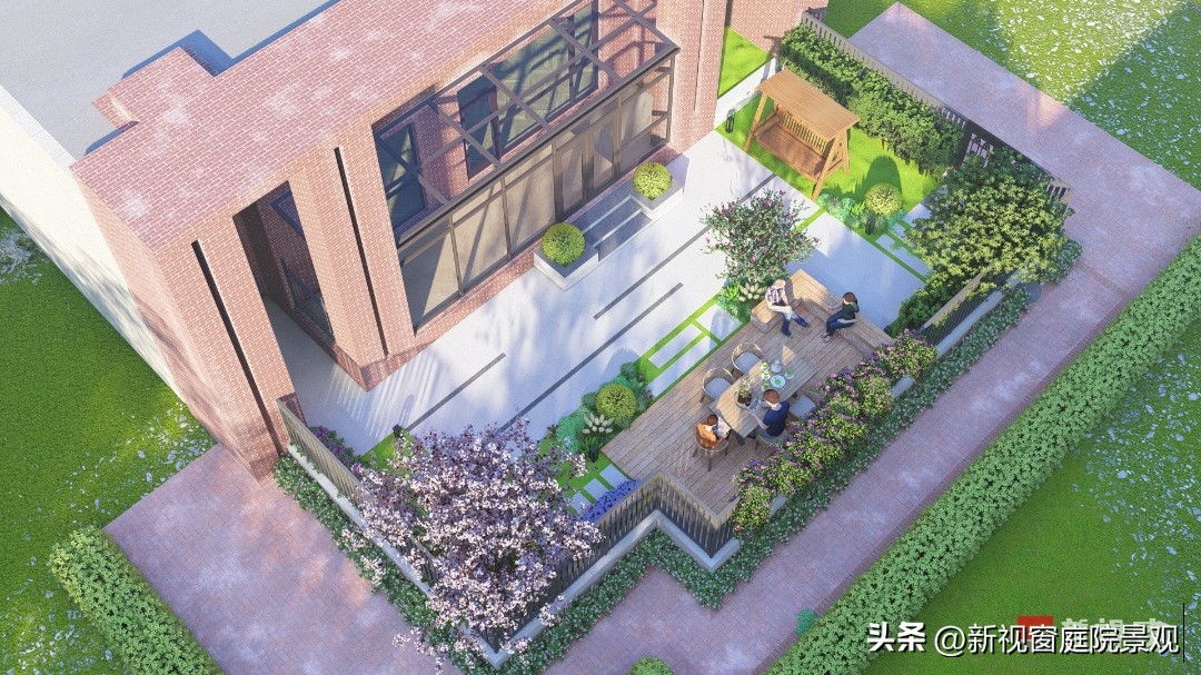 249㎡Modern style garden design plan sharing-simple and comfortable - iNEWS