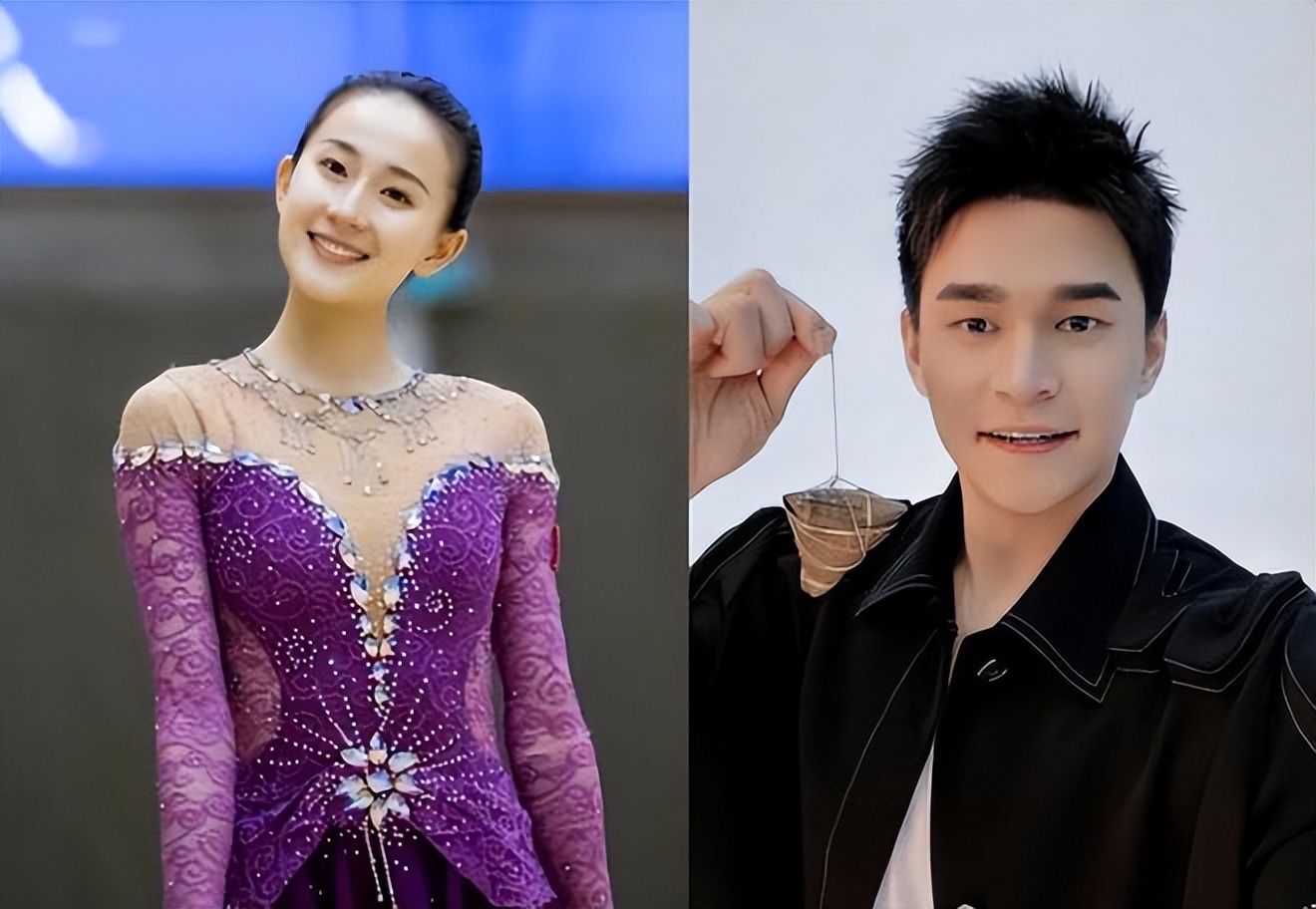 Finally got a photo in the same frame! Sun Yang accompanies his beloved ...