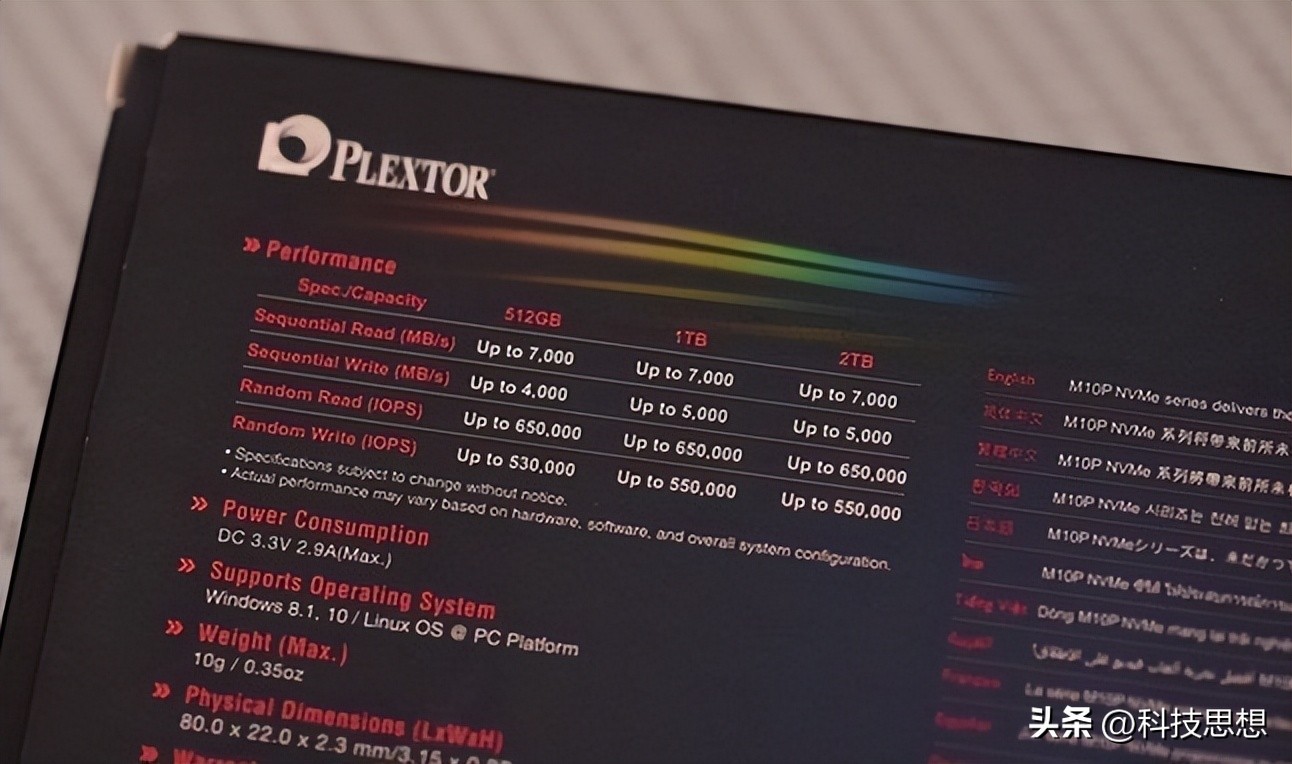 Plextor M10P solid state SSD experience, such storage is worth starting ...