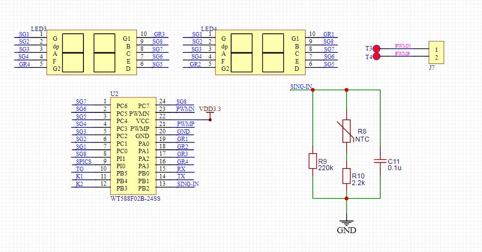 Application design scheme of WT588F02KD voice chip (digital tube display driver ic) in kettle ...