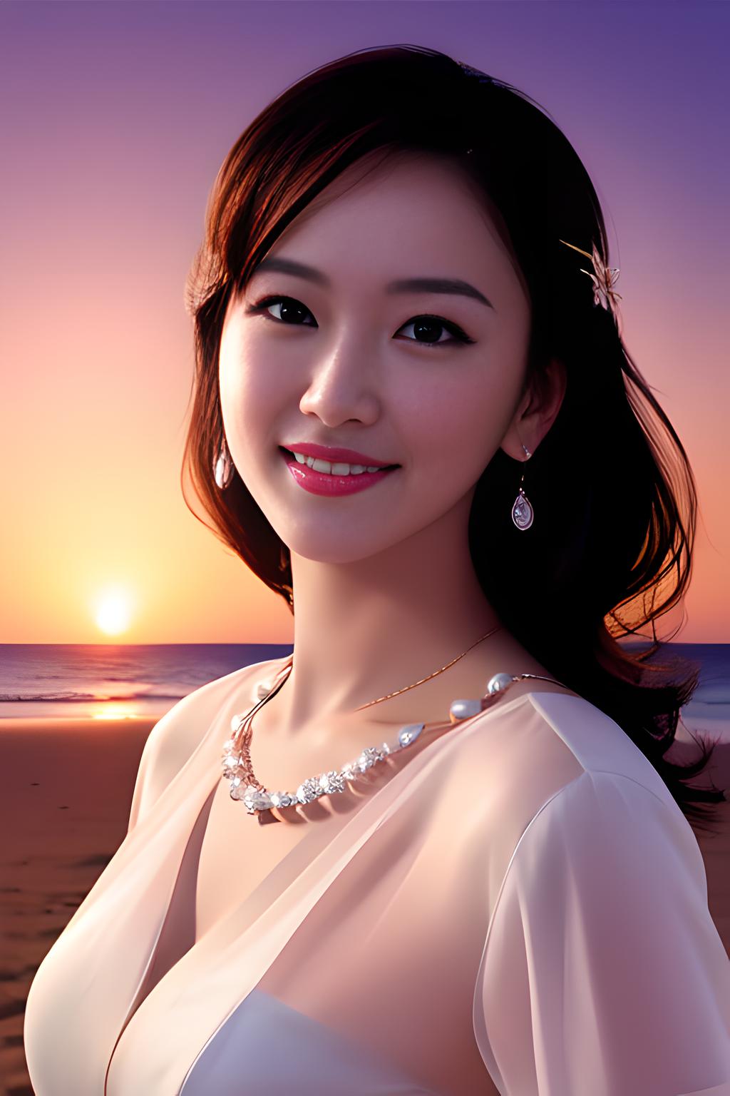 Beach beauty under the sunset (beautiful picture appreciation) - iNEWS