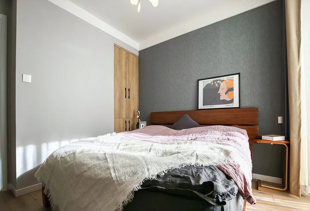 In the collision of 92 square meters of modern style and Nordic style ...