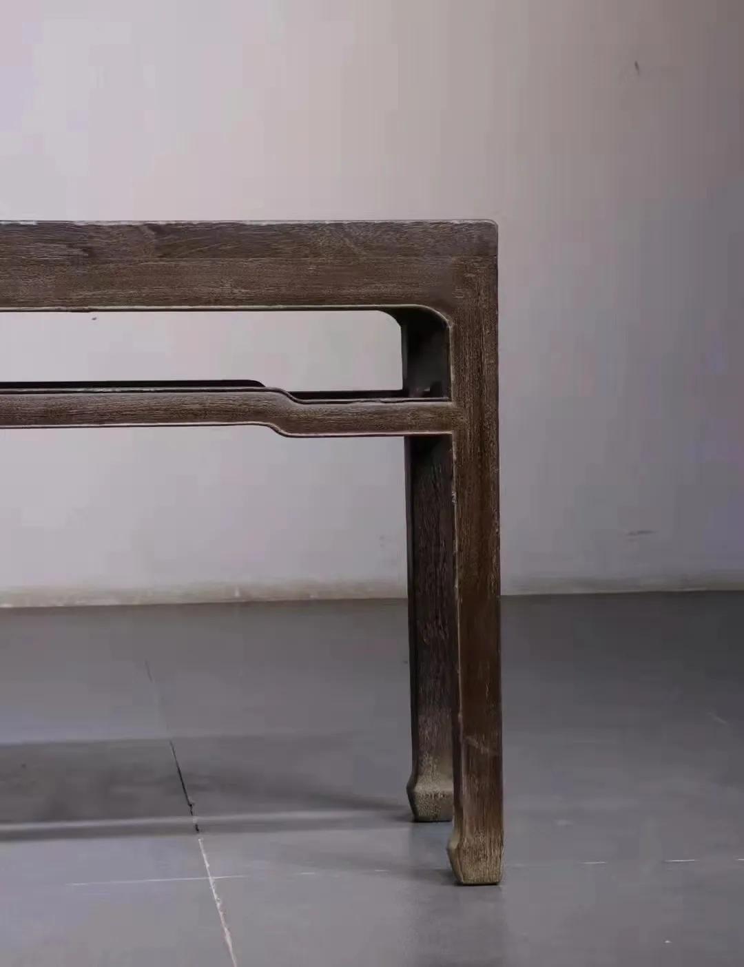 [Tie Li wood stool for two people] - iNEWS