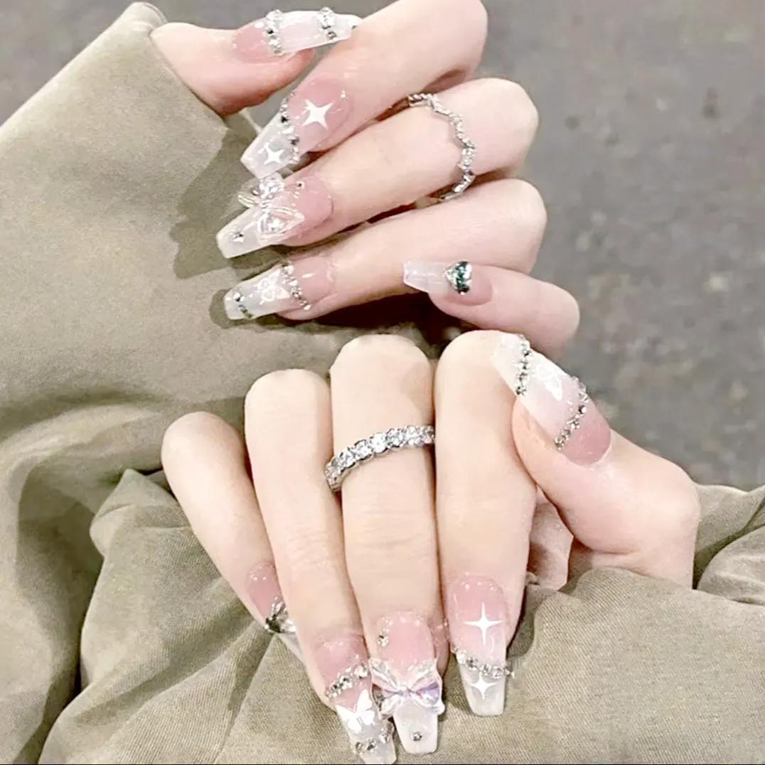 9 groups of winter date nail art!Advanced Whitening Temperament Series ...