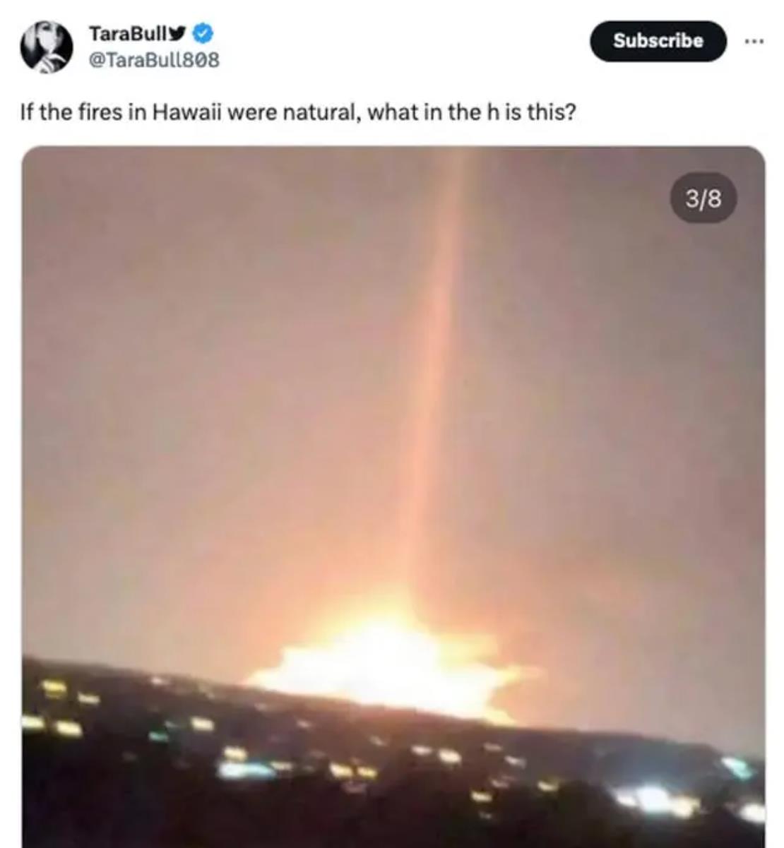American netizens questioned the Hawaii fire and believed there was a ...