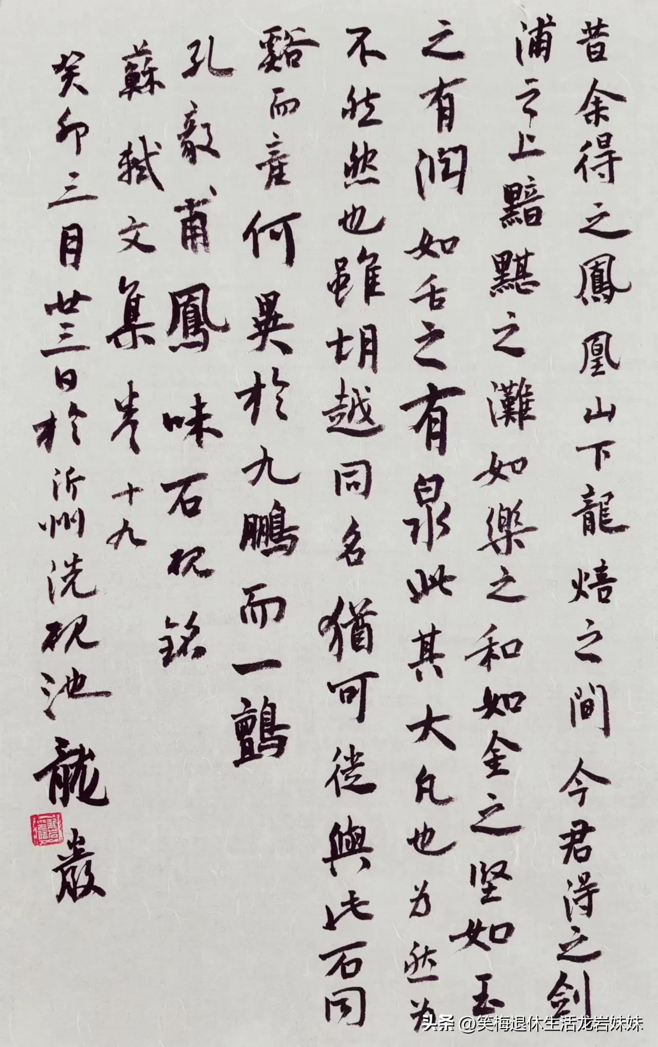 Appreciation of Calligraphy Works - Six Calligraphy Works of Longyan ...