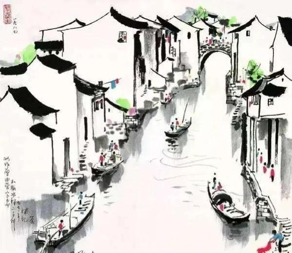 10 ancient poems of Misty Rain in the south of the Yangtze River, one ...