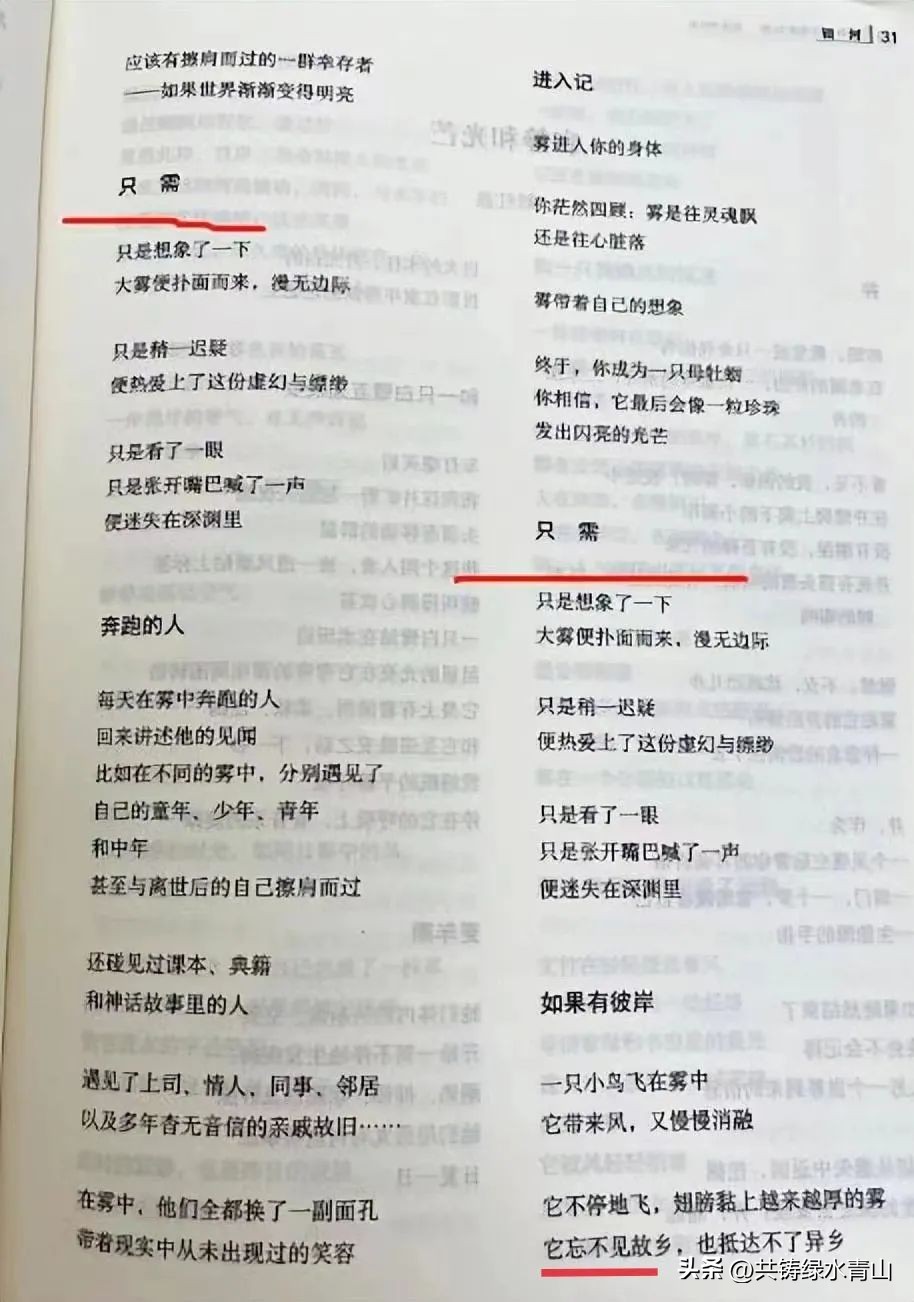 Poetry magazines repeatedly publish a poem on a page, are they using ...