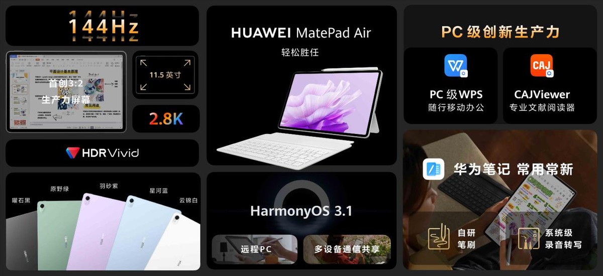 Thin, light and stylish, with excellent performance - Huawei MatePad ...