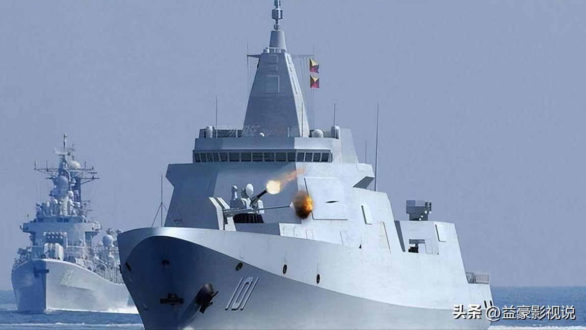 The strength of the Chinese navy has doubled, and the Type 055 ...