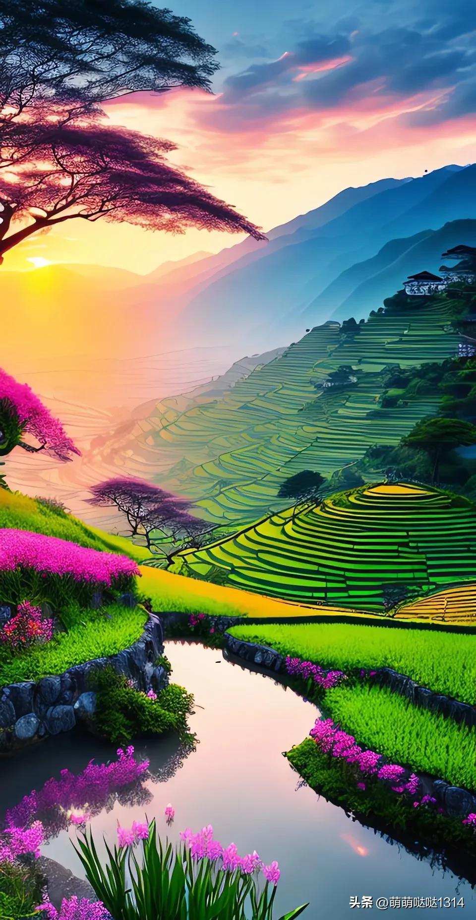 The scenery is also expressing my emotions, a fairyland on earth and a ...