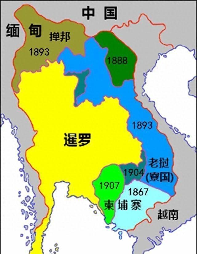 Where do the 18 vassal states that originally belonged to the Qing ...