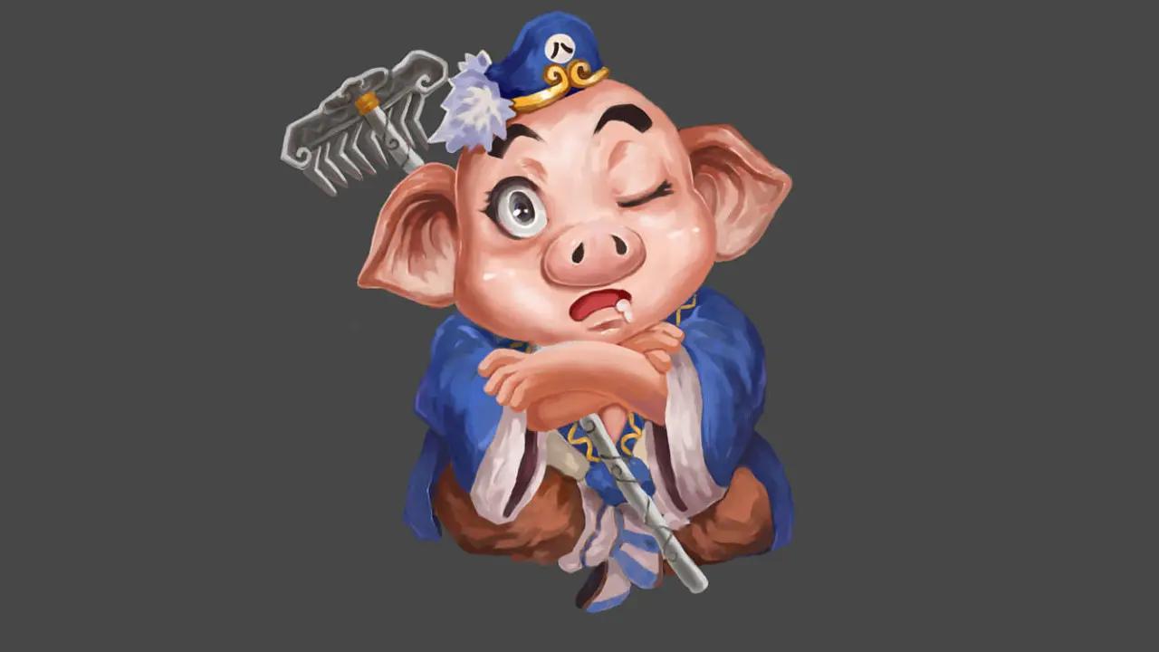 Zhu Bajie's rake is a farm tool, used to dredge the river, his real ...