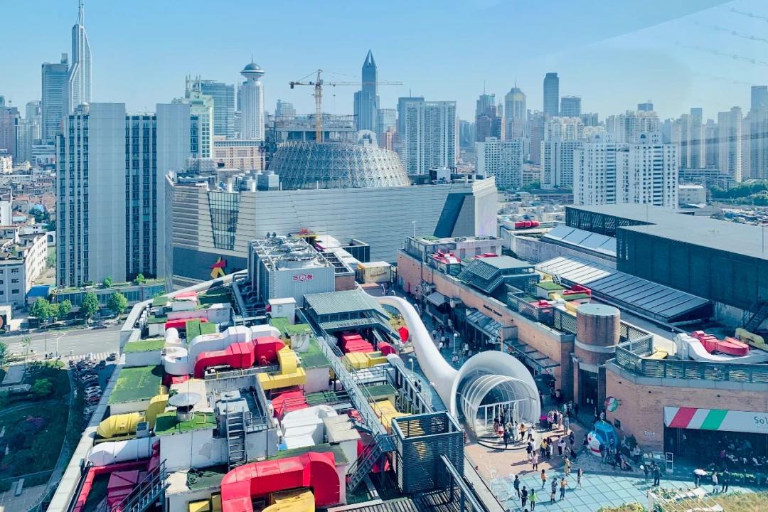 The top floor of Jing'an Joy City "exploded" and transformed, and the shopping malls that have ...