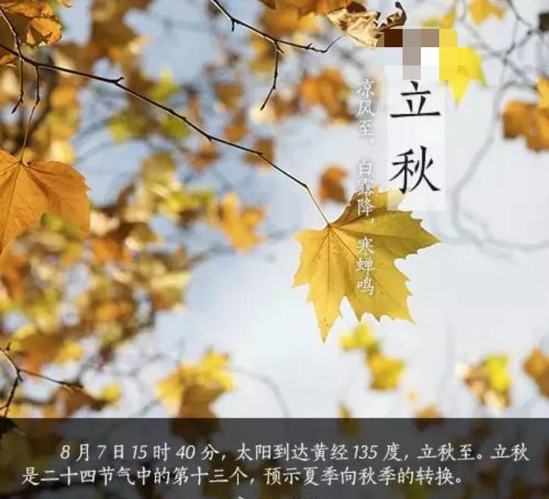 What does "the early autumn is cold, and the late autumn is hot and ...