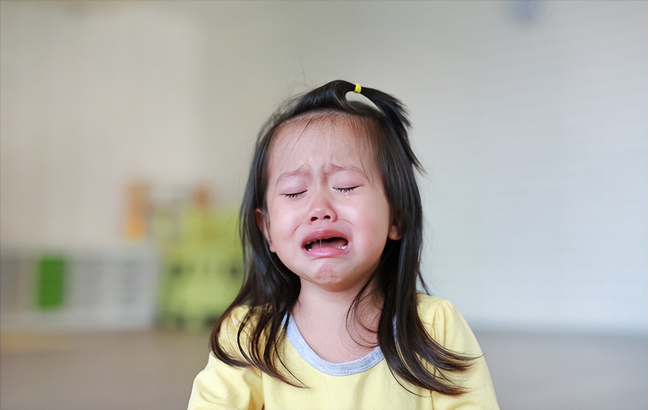 The three children who "hold back crying" and "cry at every turn" are ...
