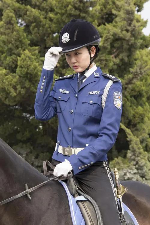 Dalian Women's Mounted Police Team, the most beautiful scenery in ...