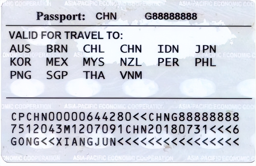 APEC business travel card in hand, visa-free for 16 countries, just ...