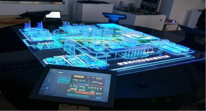 Military simulation electronic sand table - army 3D digital sand table ...