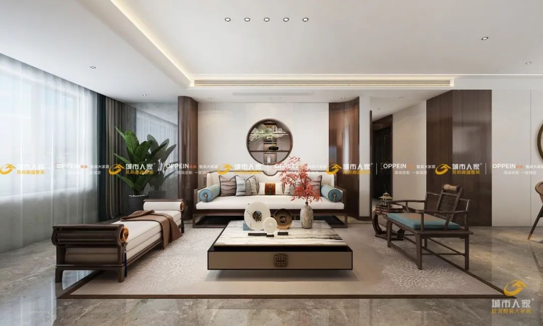 "Jiuxi Terrace 190㎡" New Chinese style love at first sight, a modern ...