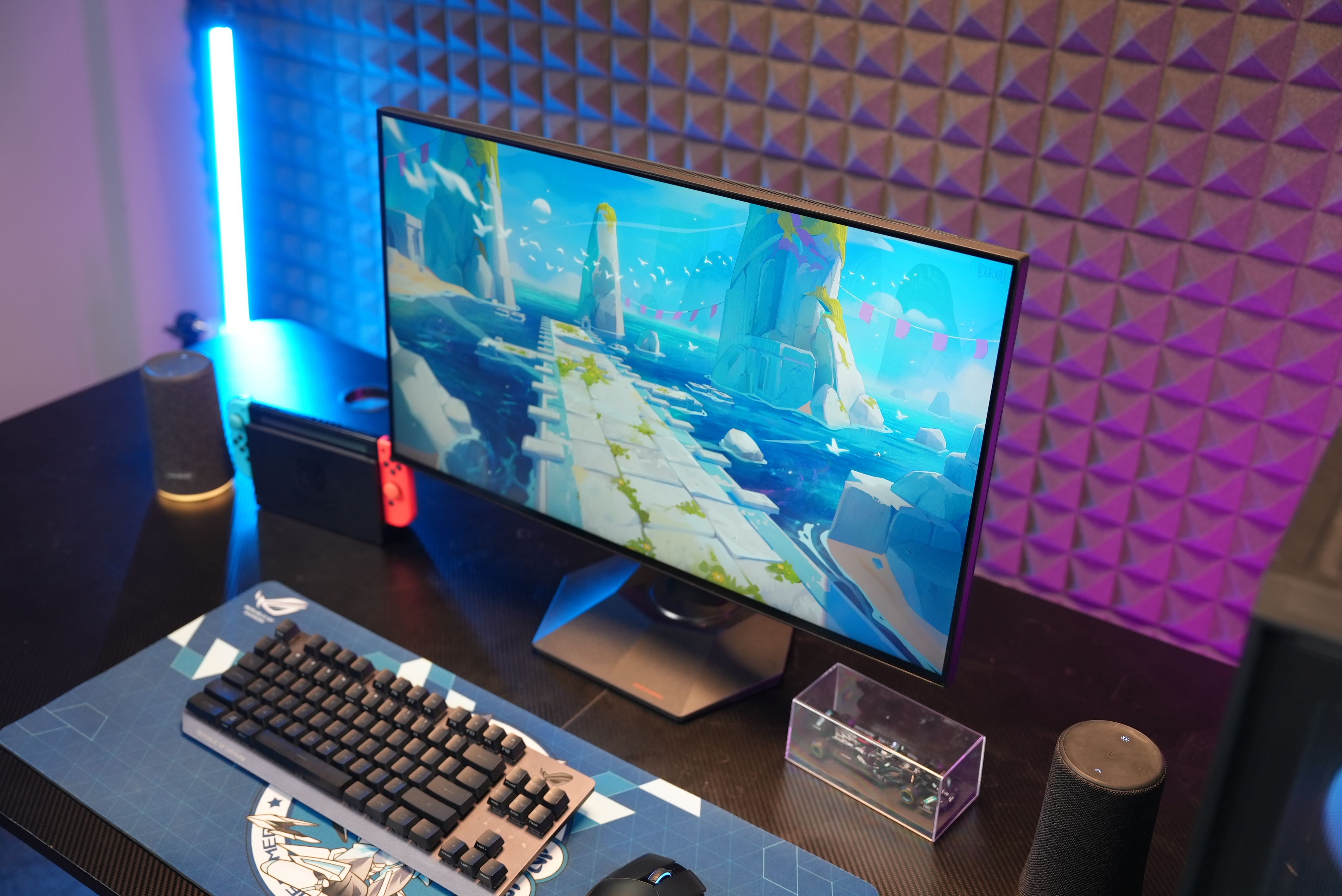 Changed the 40 series graphics card, and then replaced it with this HKC Aegis MG27U to match it ...