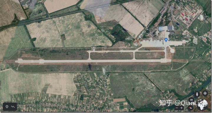 Antonov airport on satellite map - iNEWS