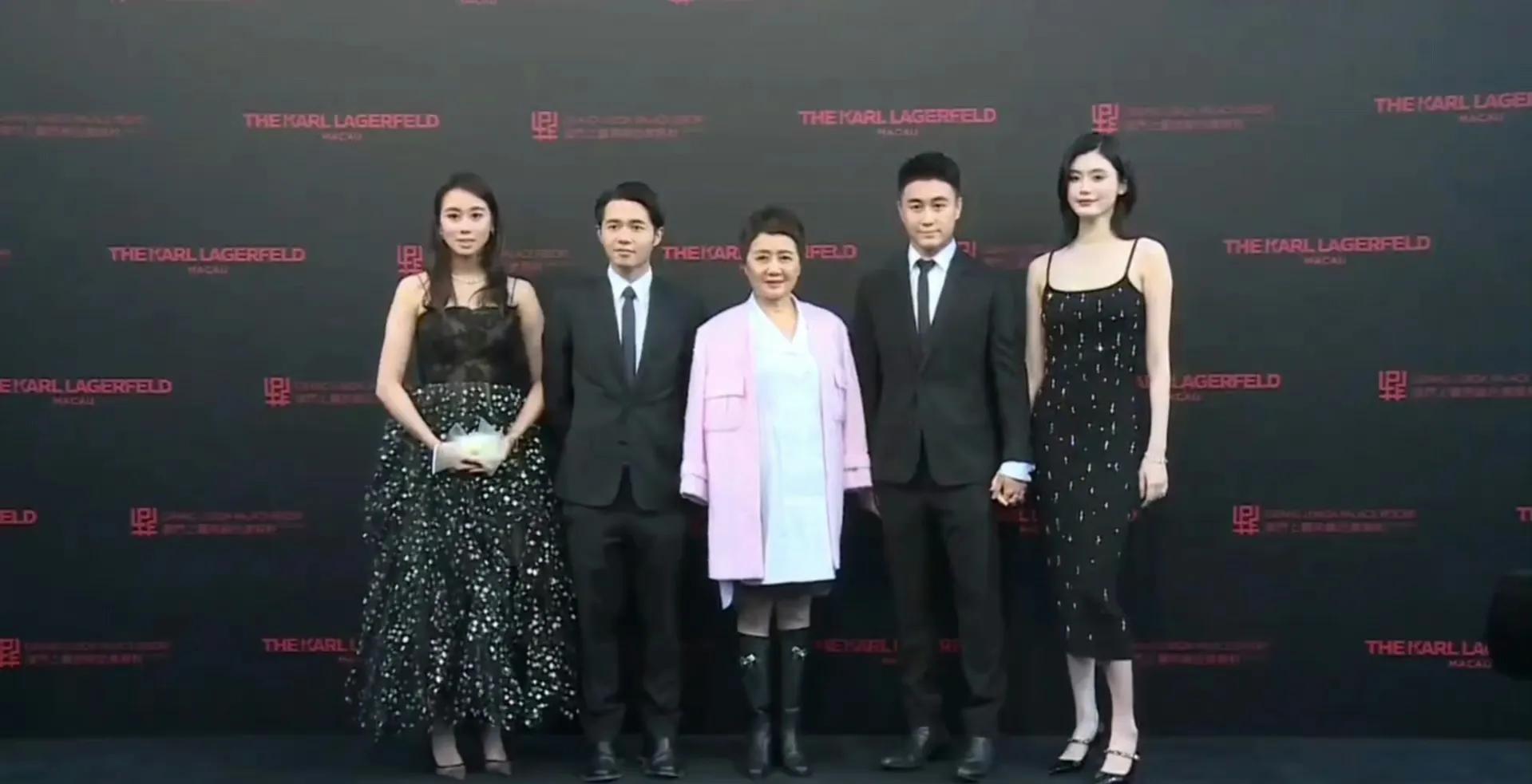 Gambling king family rarely gathers together, Xi Mengyao and He Youjun ...