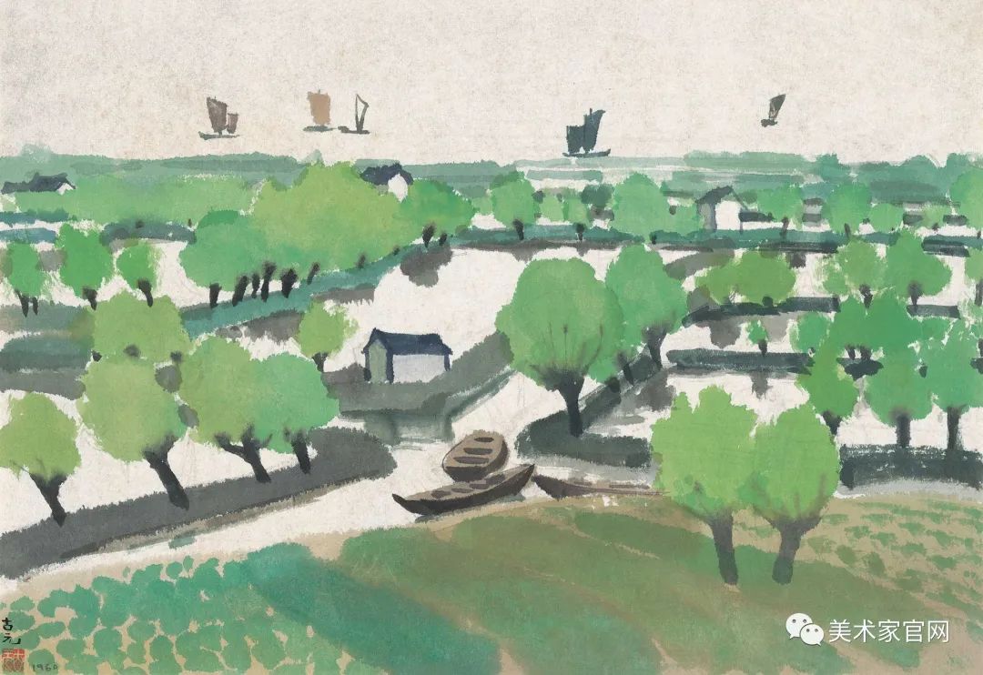 Appreciation of Gu Yuan's Watercolor Paintings in Chinese Art ...