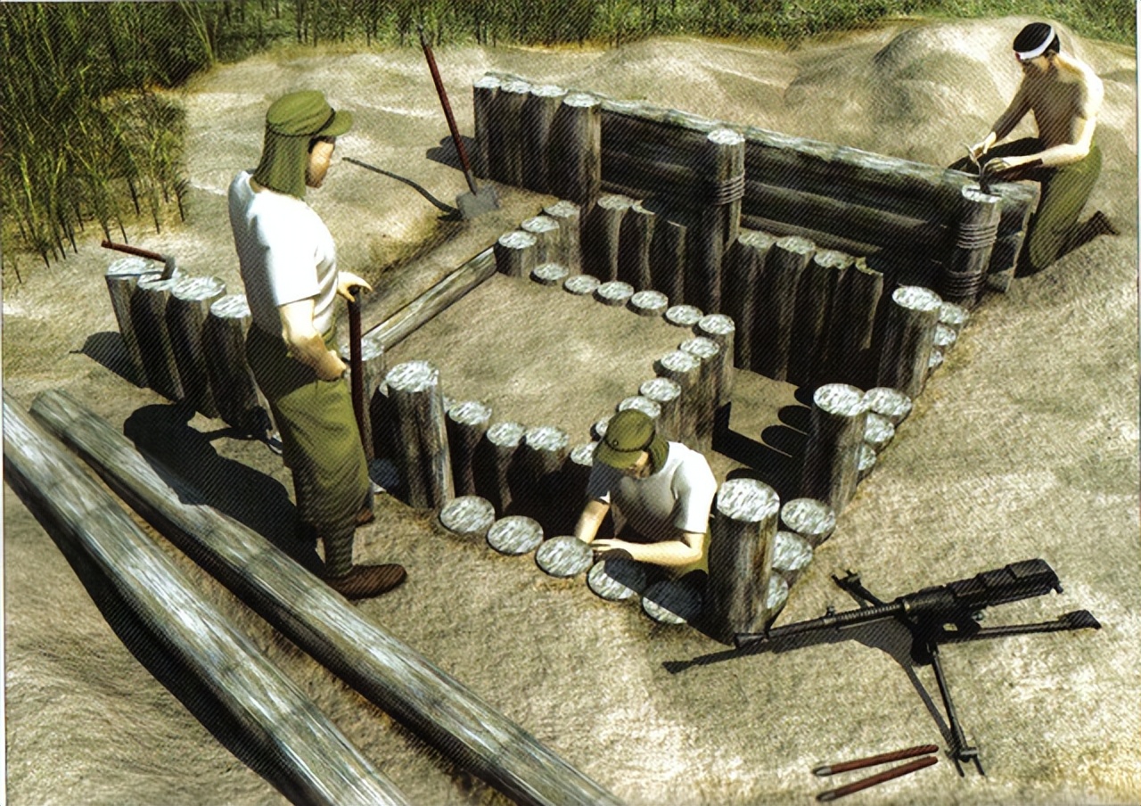 During World War II, the Japanese army built fortifications on many ...