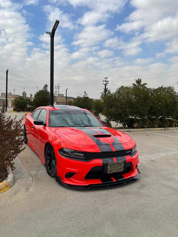 Dodge Challenger modified AIRBFT aerodynamic shock to break through the ...