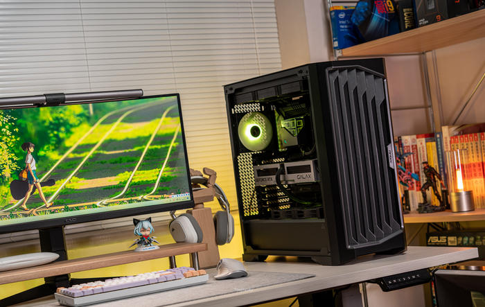 ROG Z790 HERO + GALAX 4070TI + Antec P1 First Star Installation Display ...
