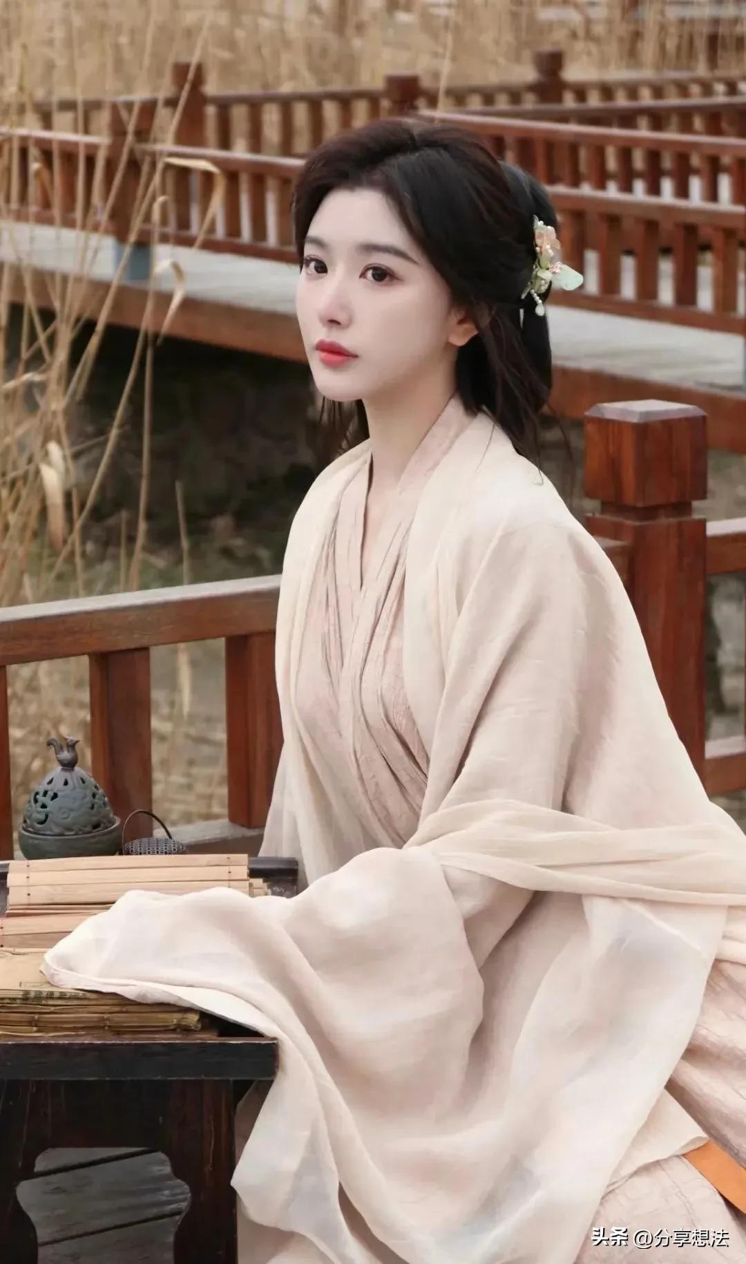 Beautiful picture of Kong Xueer in ancient costume! - iMedia