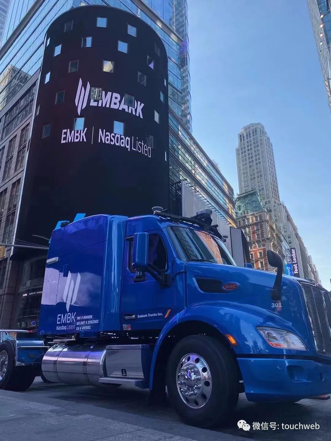 Embark, a self-driving truck company, has fallen: its market value has ...