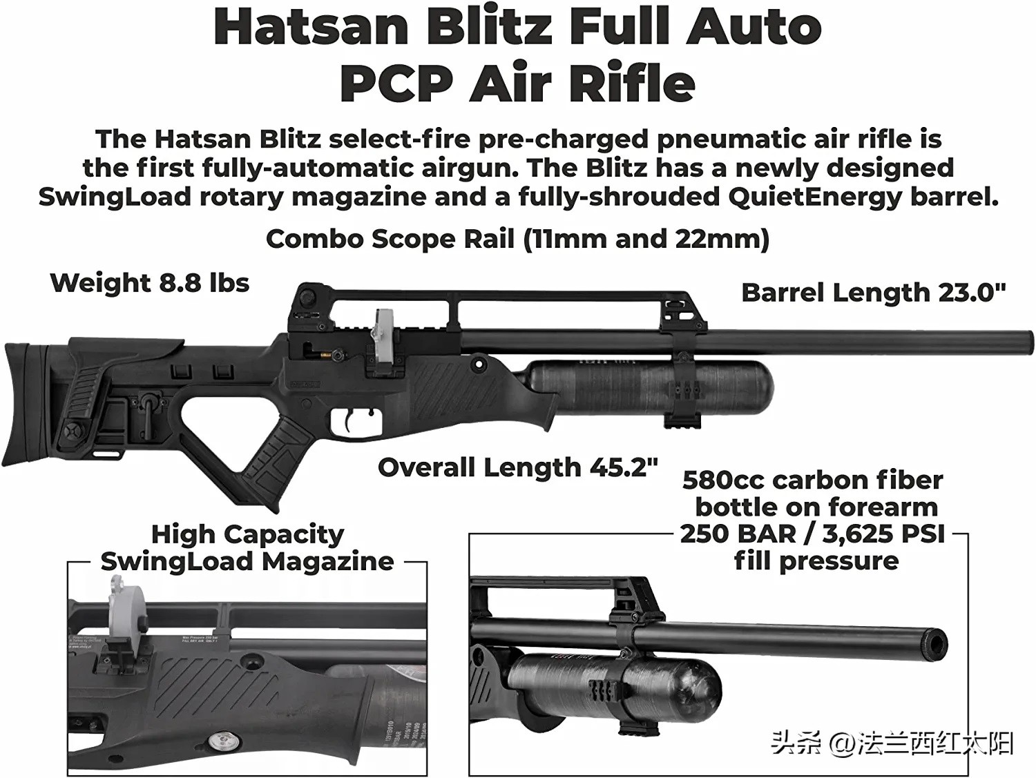 Amazing fully automatic PCP airsoft gun - iNEWS