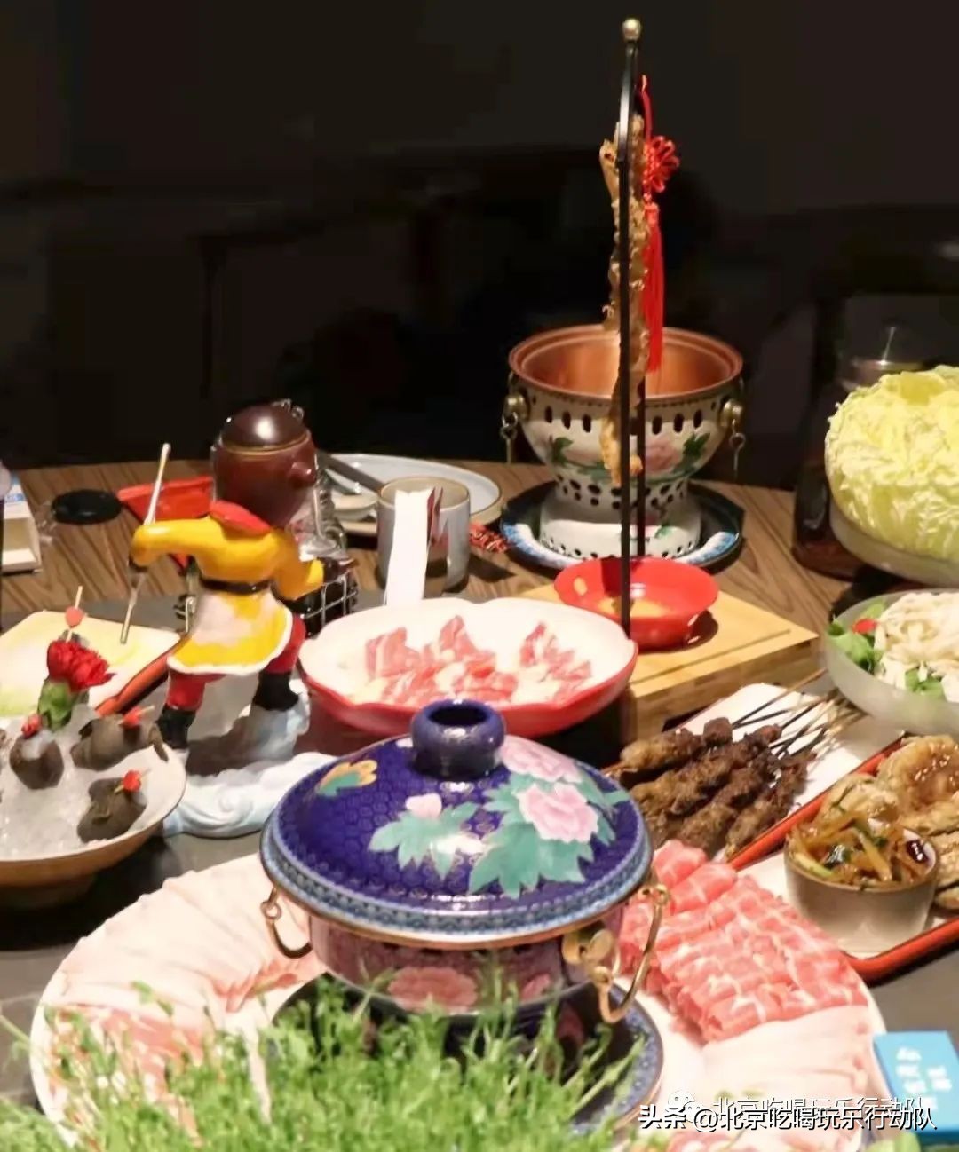 Authentic high-quality copper pot shabu-shabu, authentic Inner Mongolia ...