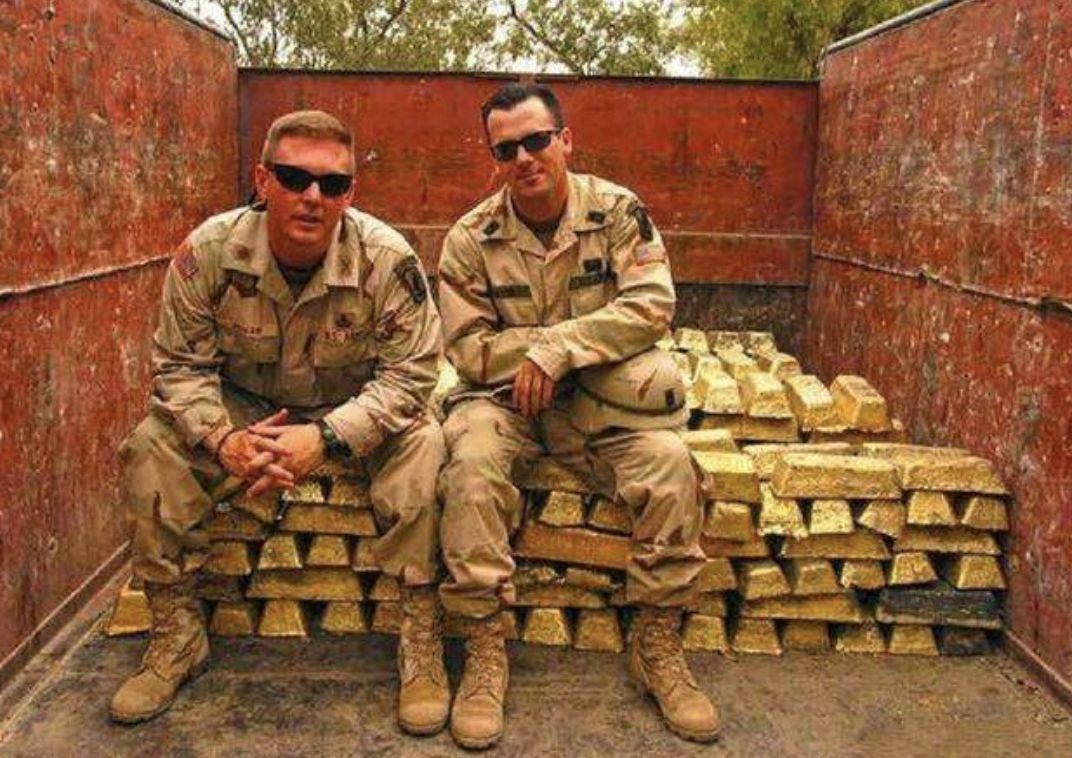 Where did Saddam's gold and silver treasures go?When he was arrested ...