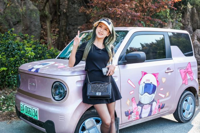 Modified car just to see? Show cuteness and charm, panda mini Kunming ...