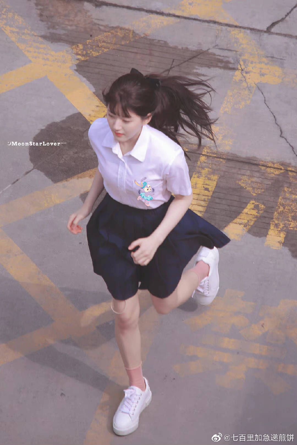 Zhao Lusi shoots the new drama "Can't Hide Secretly": the new look of ...