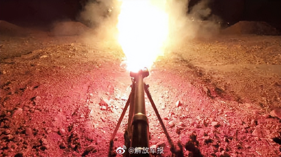 Multi-angle direct attack fire-breathing soldiers at night actual ...