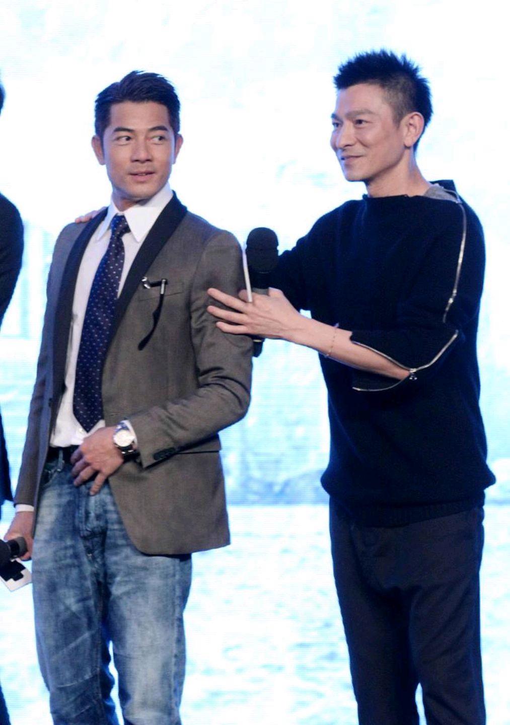 Mr. Aaron Kwok and Andy Lau look after each other - iNEWS
