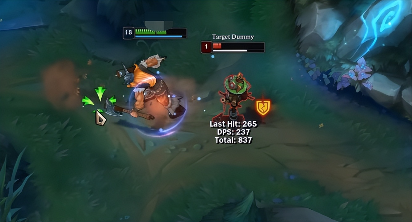 Olaf welcomes a small redo, and the shield can be refilled indefinitely ...